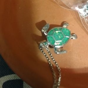unknown | Jewelry | Green Sea Turtle Necklace And Earrings | Poshmark
